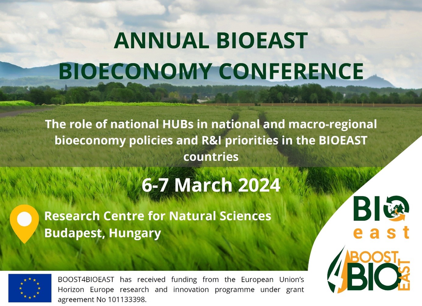 Nagyszabású nemzetközi bioökonómiai konferenciát tartanak március 6-7 ...
